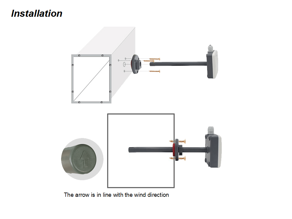 CDF-12A HVAC Pipe Wind Speed Sensor | Coda Sensors